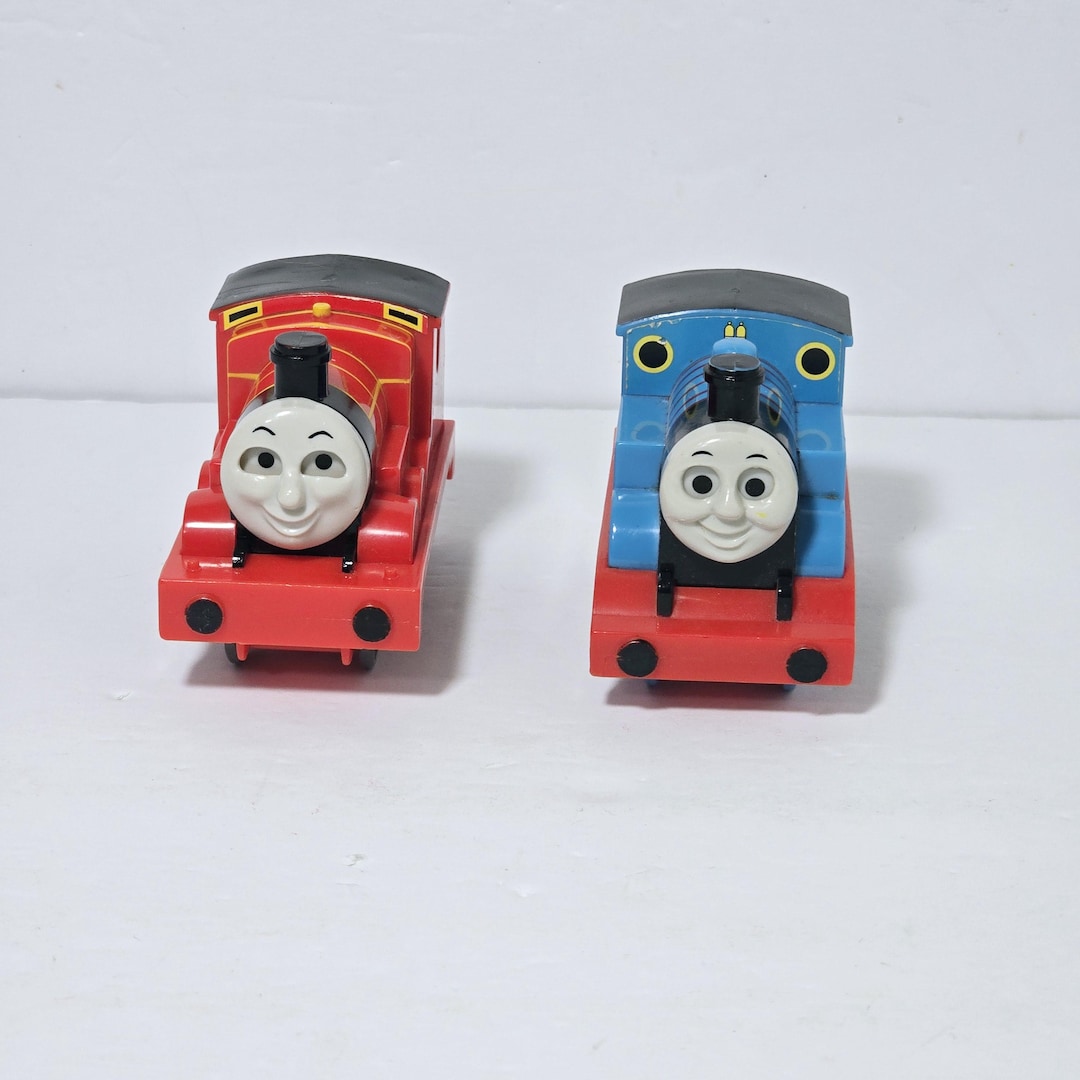 Thomas the Train Limited Edition Push Toy Gullane Rare 2004 Tomy Thomas Train My First Pullback ...