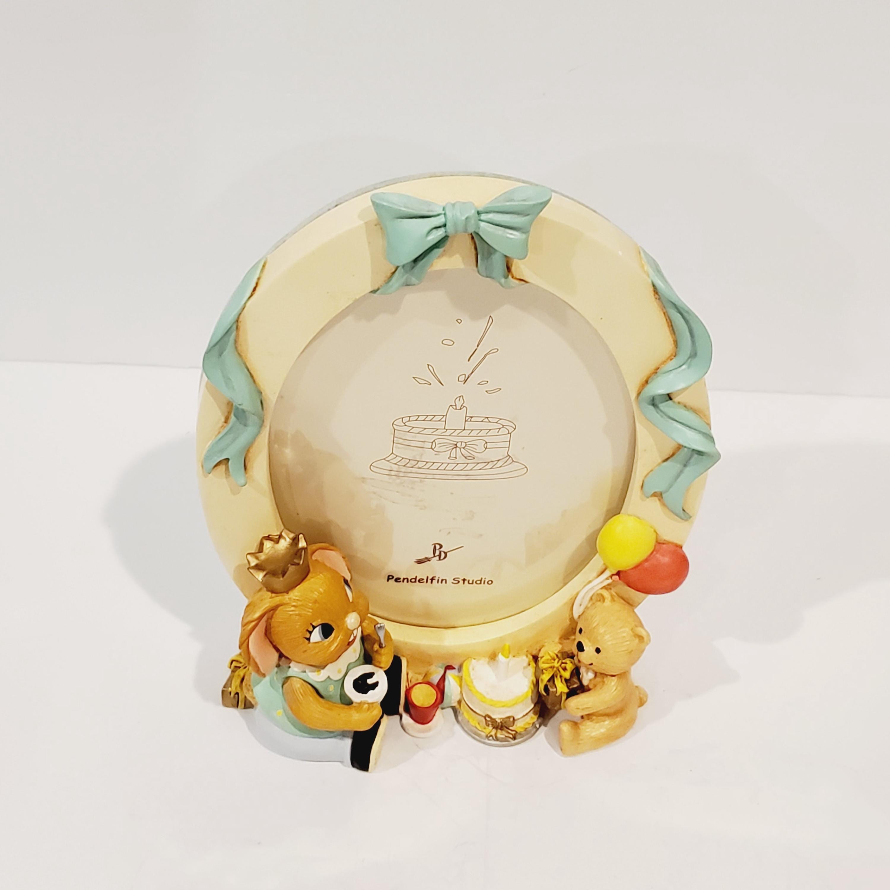 Pendelfin Rabbits Oval Picture Frame, Nursery Decor, Kids Photo Frame ...