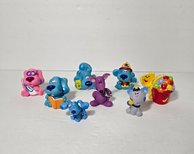 Vintage 2000 Mattel Blues Clues Figures Lot of 8 - Etsy