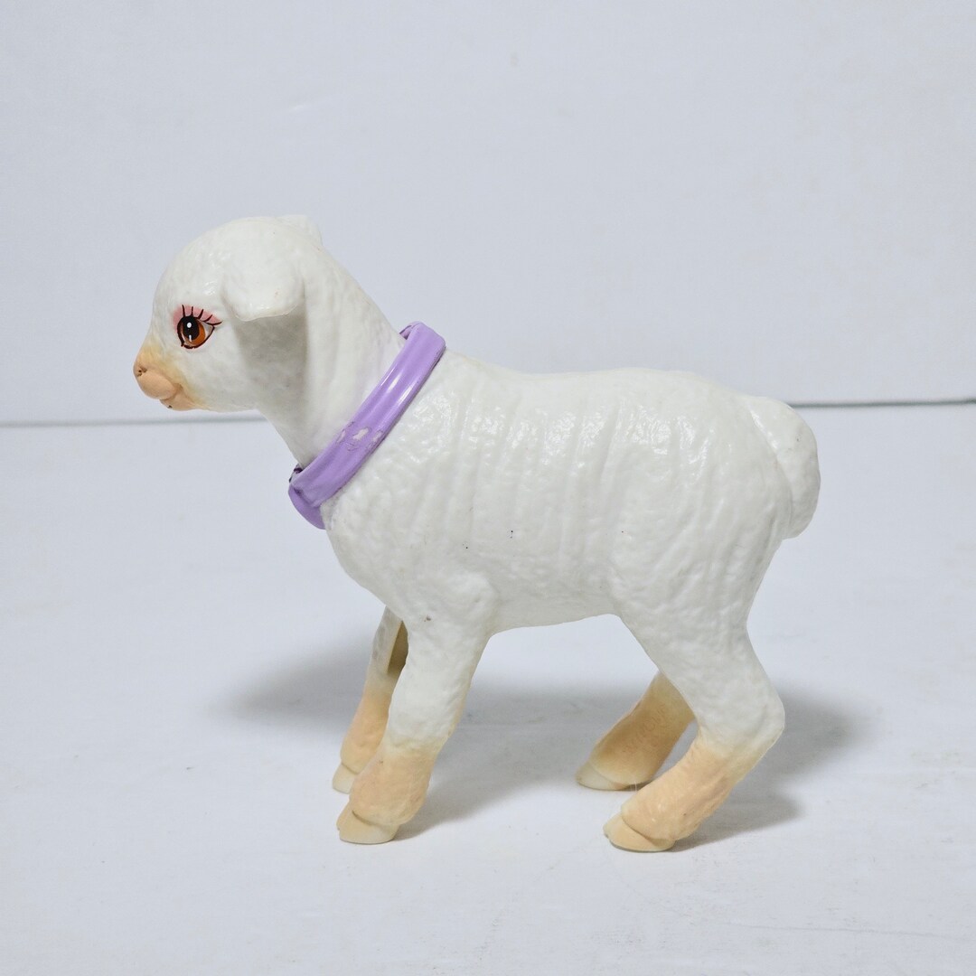 Vintage Barbie Sheep Lamb Rebecca Friend of Nibbles Figure Magical Pets ...