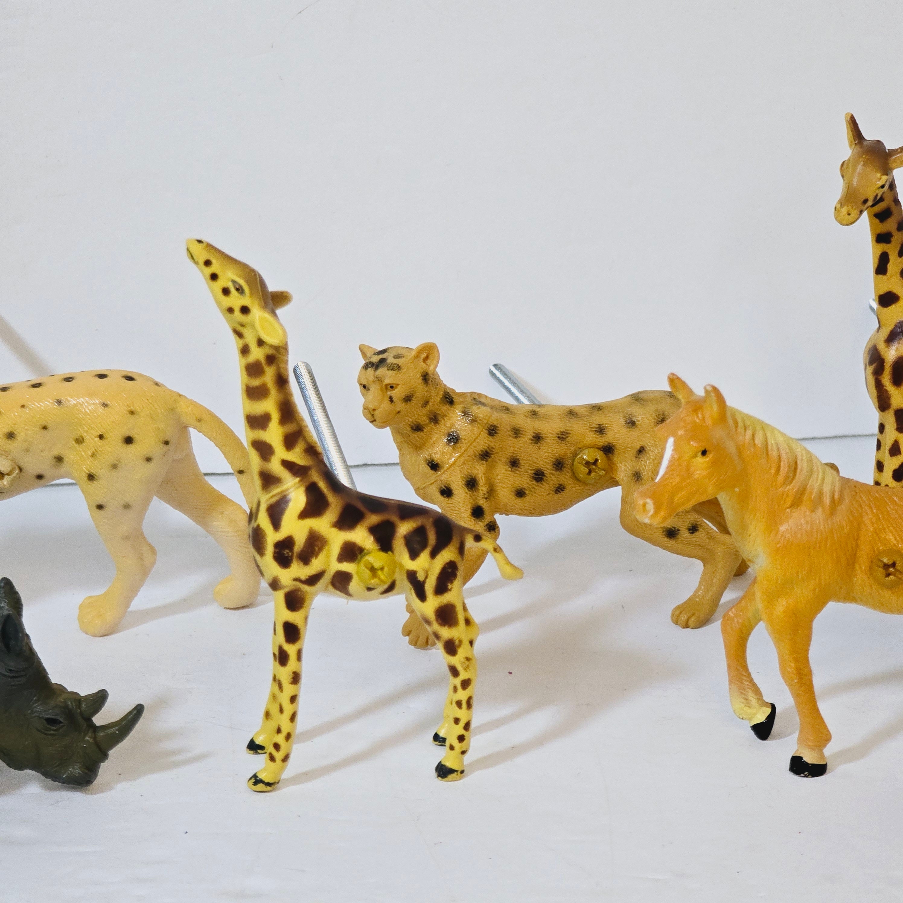Complete Set of Drawer Knobs Drawer Pulls Jungle Safari Animals Theme ...