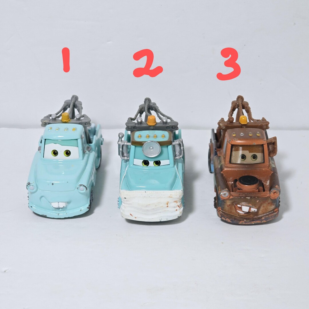 Disney Pixar Cars BLUE MATER Lenticular Eyes Series 1 Diecast Toy Car ...