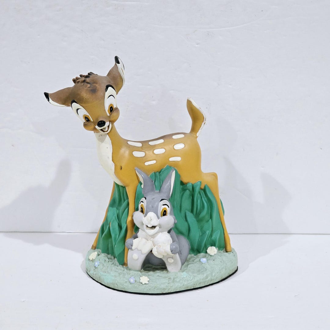Bambi and Thumper Figurine Walt Disney Animated Characters - Etsy