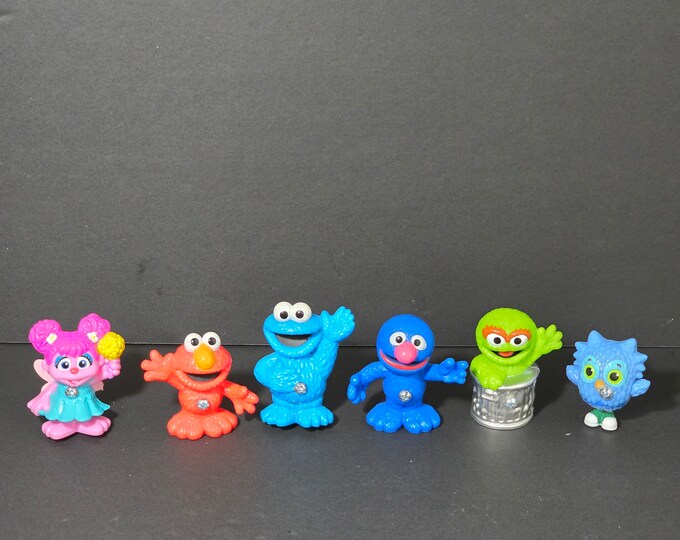 Sesame Street Drawer Door Pulls Knobs Set of 6 - Etsy