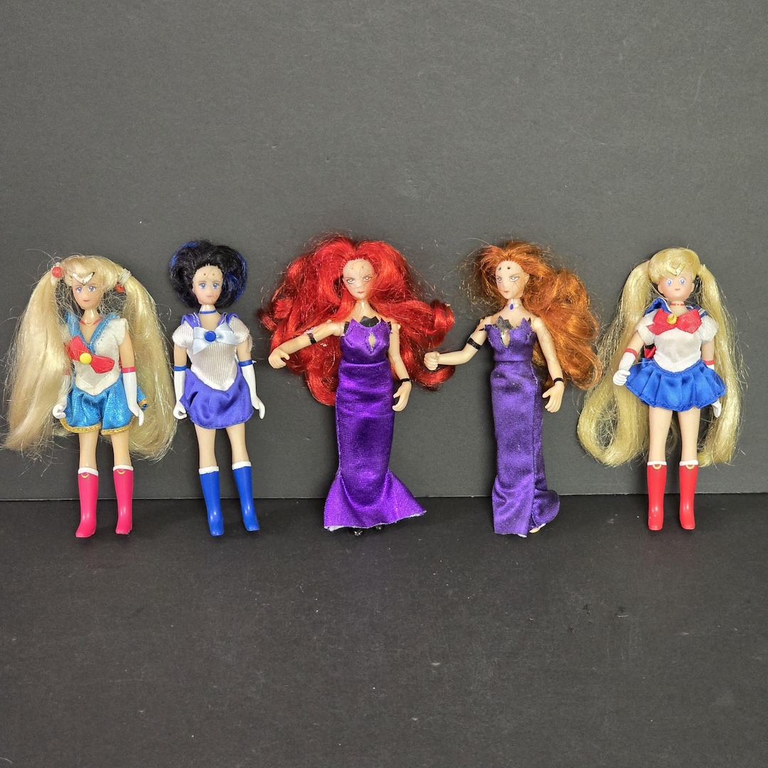 Vintage 1995 Irwin Vintage Sailor Moon Mini Dolls Lot 6' Inch - Etsy