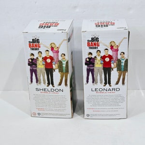 Big Bang Theory Bobbleheads Sheldon and Leonard Set of 2 - Etsy