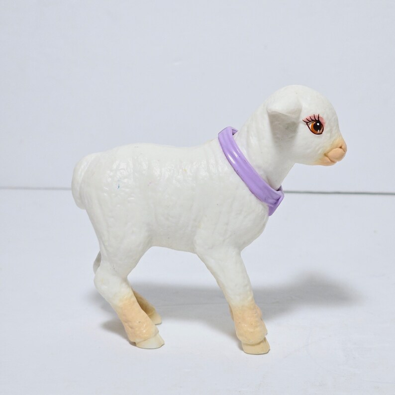 Vintage Barbie Sheep Lamb Rebecca Friend of Nibbles Figure Magical Pets ...