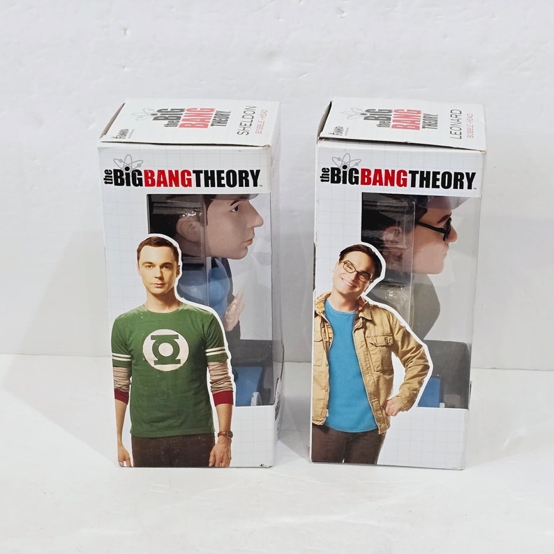 Big Bang Theory Bobbleheads Sheldon and Leonard Set of 2 - Etsy