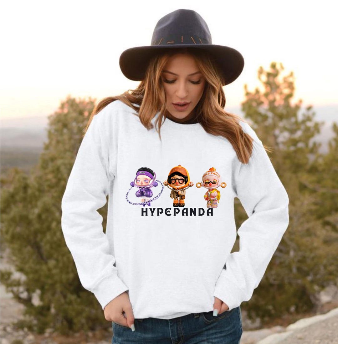 Cute Hype Panda Sweatshirt, Unisex Crewneck , Men Women Gift - Etsy