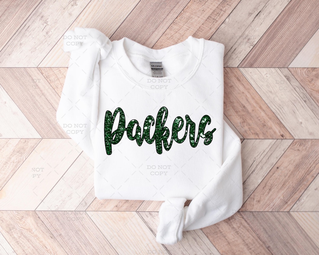 Packers Faux Sequin Direct to Film Transfer - Etsy