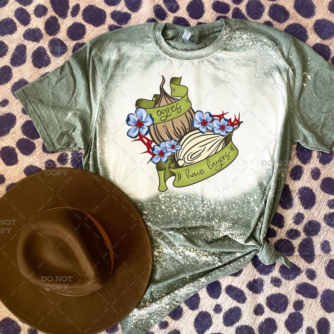 Ogres Have Layers Direct to Film Transfer - Etsy