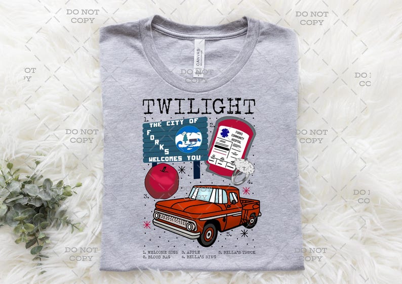 Twilight Chart Direct to Film Transfer - Etsy