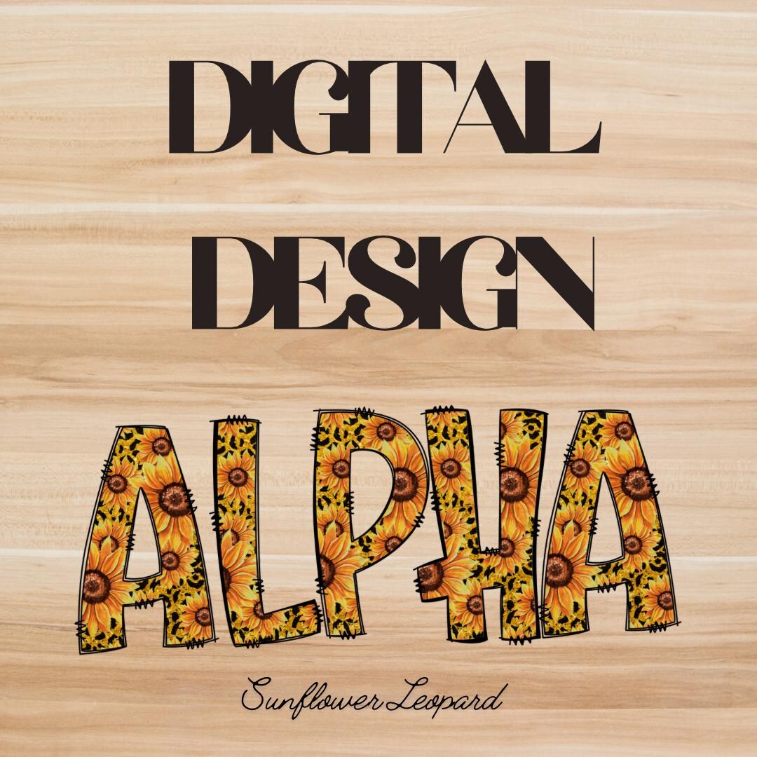 Sunflower Leopard Alpha PNG - Etsy