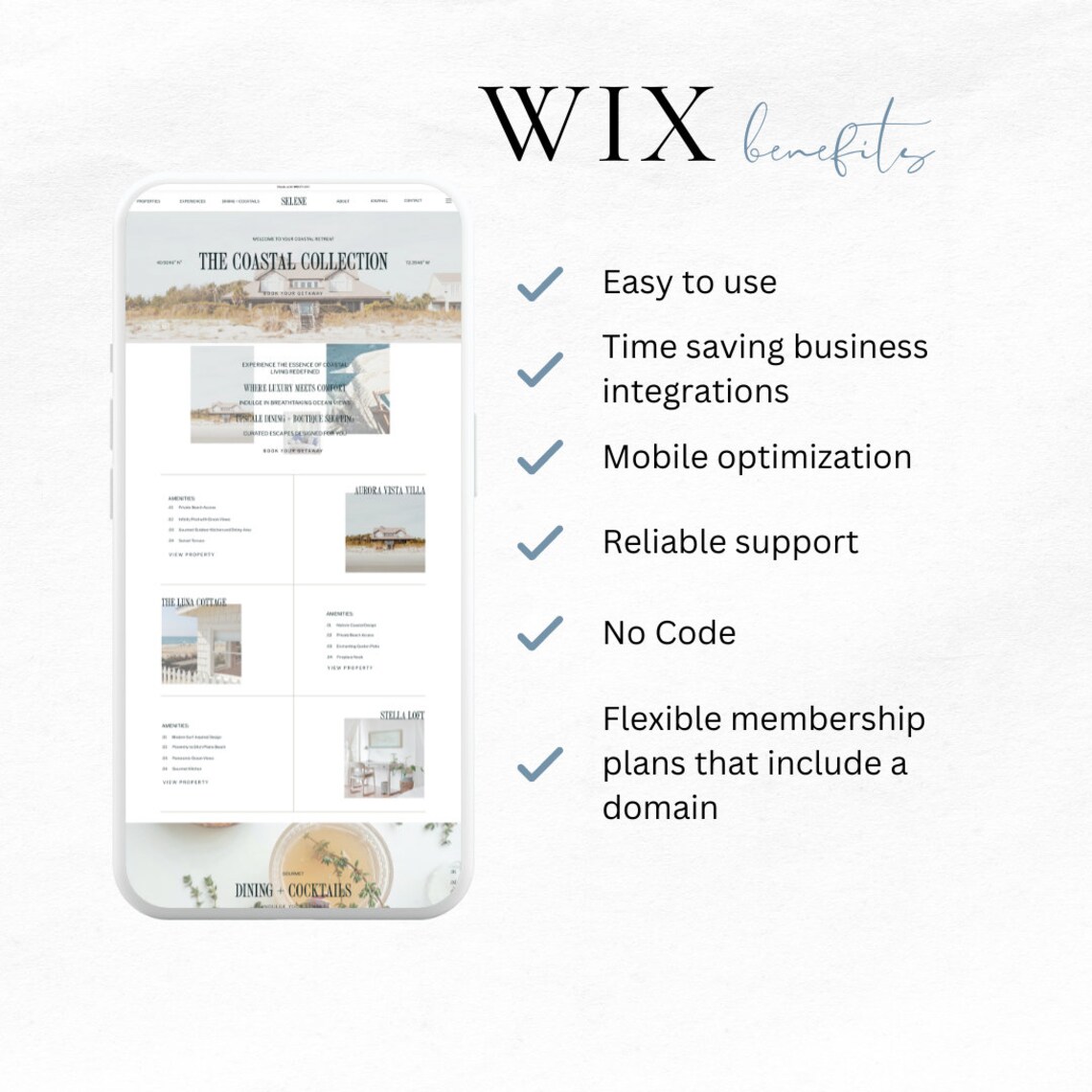 Wix Website Template Wix Website Design Online Store Online Shop ...
