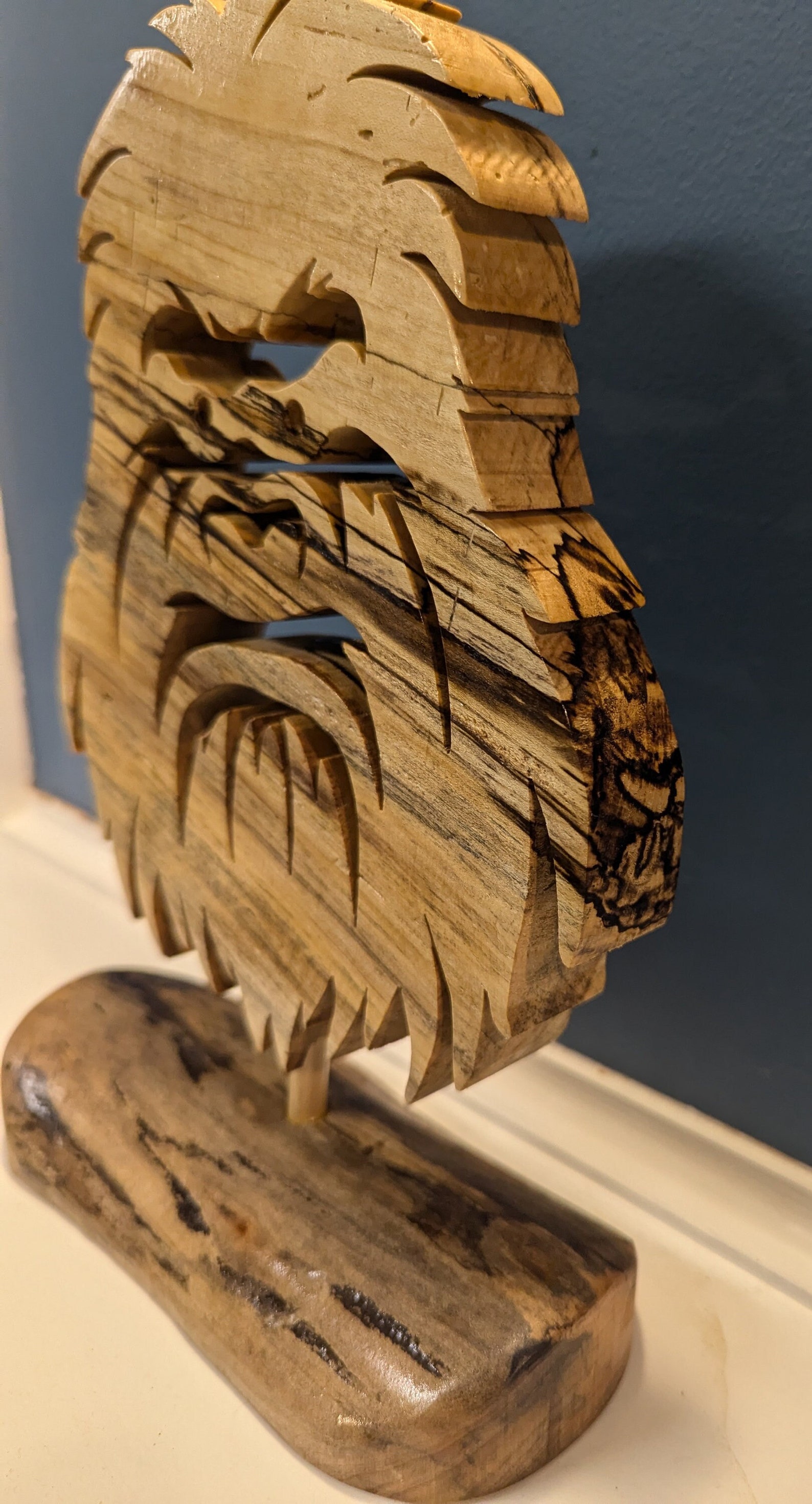 Handmade Wooden Sasquatch Face, Cryptids, Myths, Legends, High ...