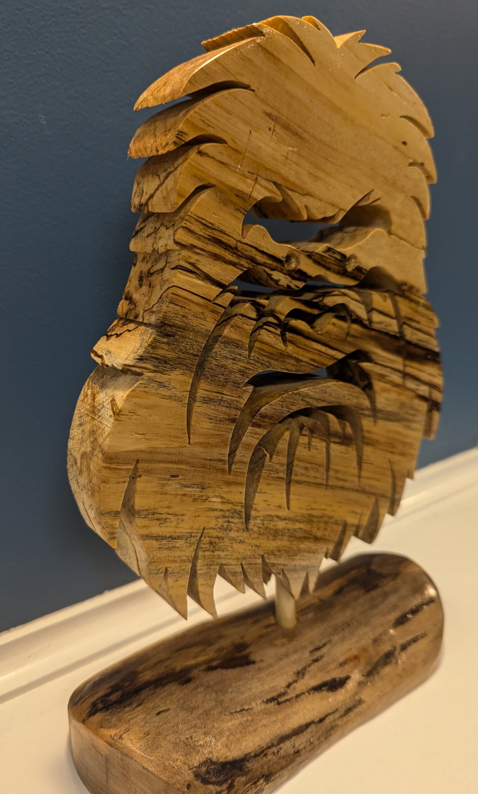 Handmade Wooden Sasquatch Face, Cryptids, Myths, Legends, High ...