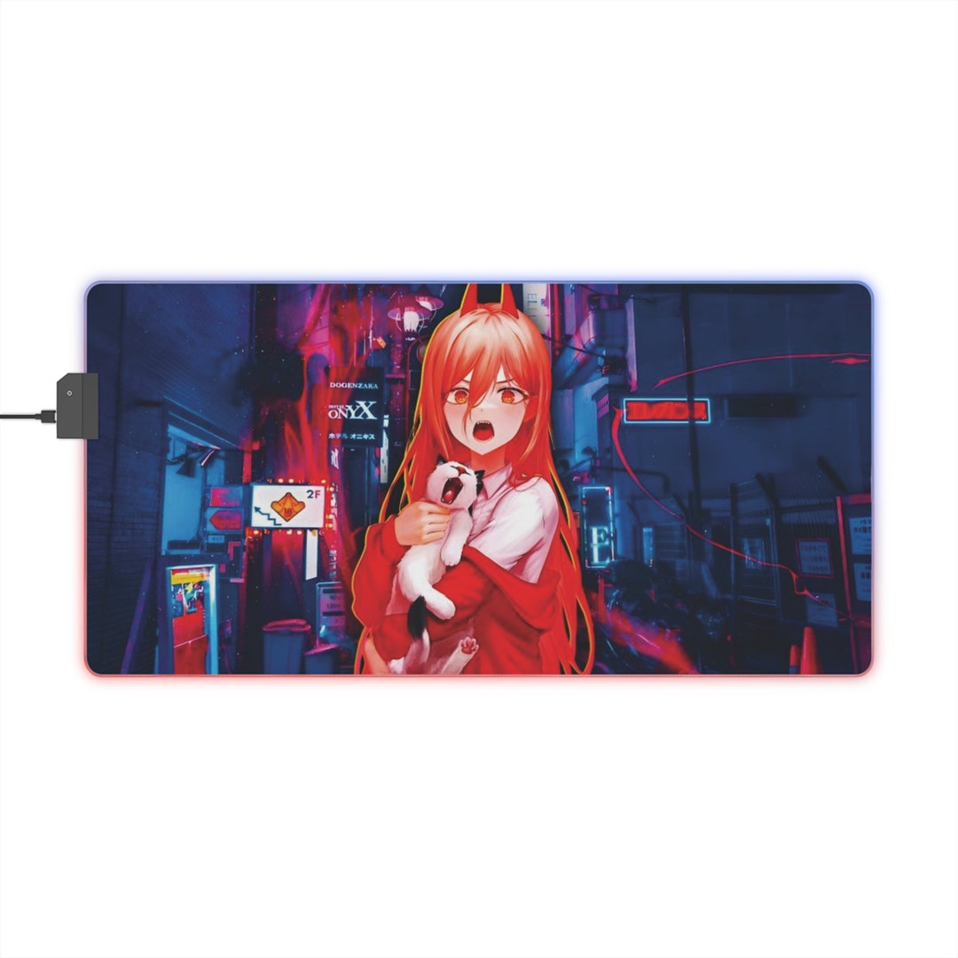 Power chainsaw Man Mousepad,power Deskmat,anime Mousepad,anime Deskmat ...