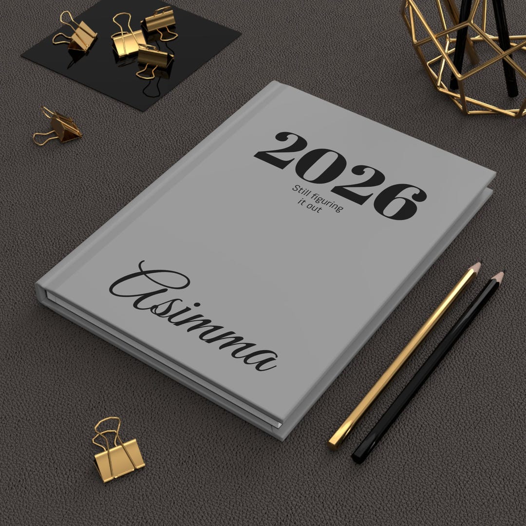 Personalized 2026 Still Figuring It Out Journal Hardcover - Etsy