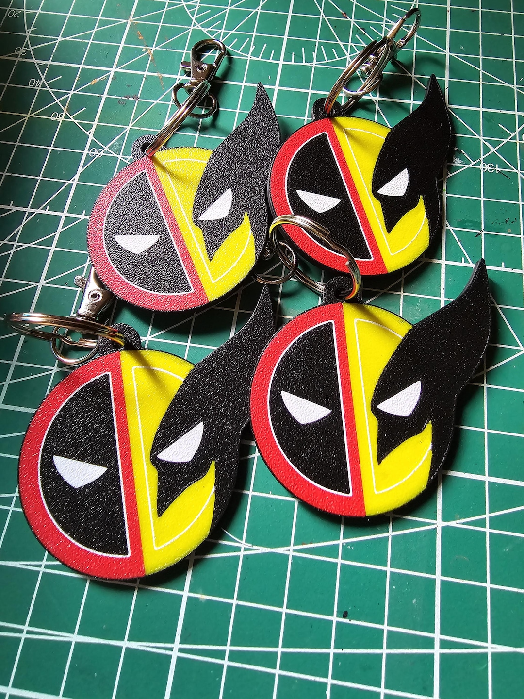 Deadpool - Wolverine 3D Printed Keychain - Etsy