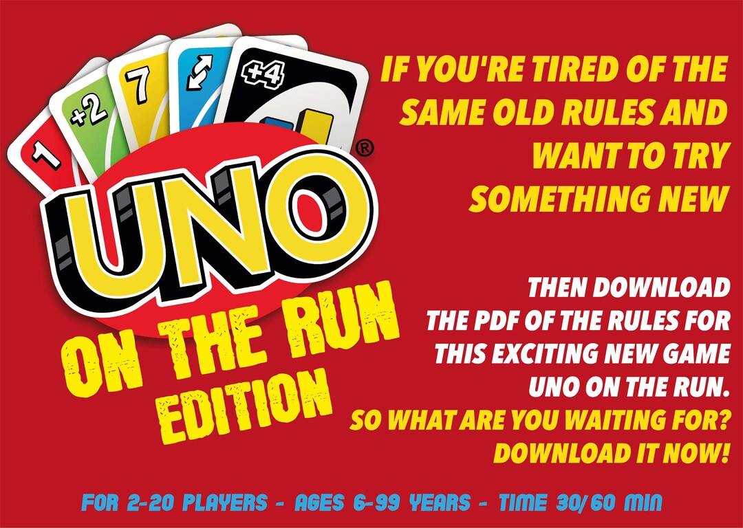 UNO Cards, Download & Play, Paper Craft, Board Game, Download PDF Files ...