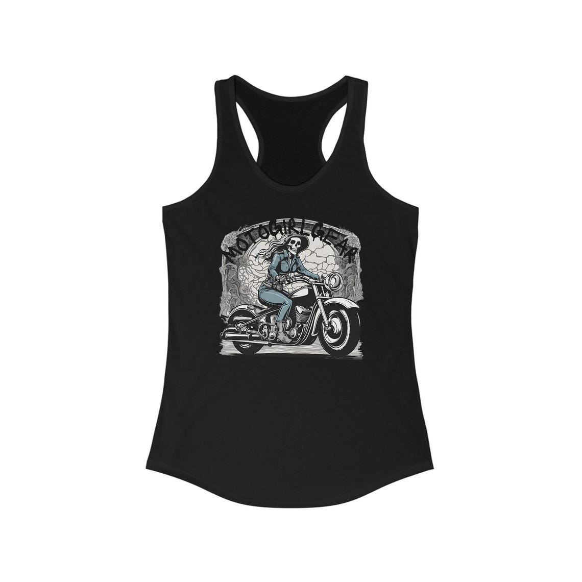 Motorcycle Women Tank, Motorcycle Print Tank Top, Motorcycle Women ...
