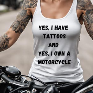 Women's Ideal Tank, Motorcycle Tank Top, Motorcycle Women Shirt, Women ...
