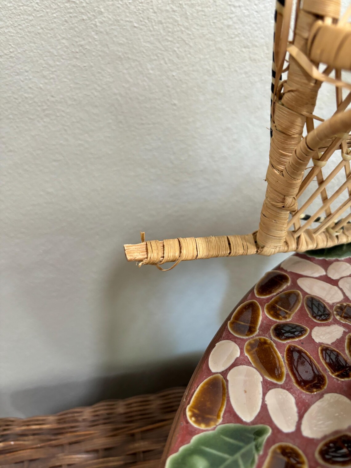 Vintage Mini Wicker Chair - Etsy