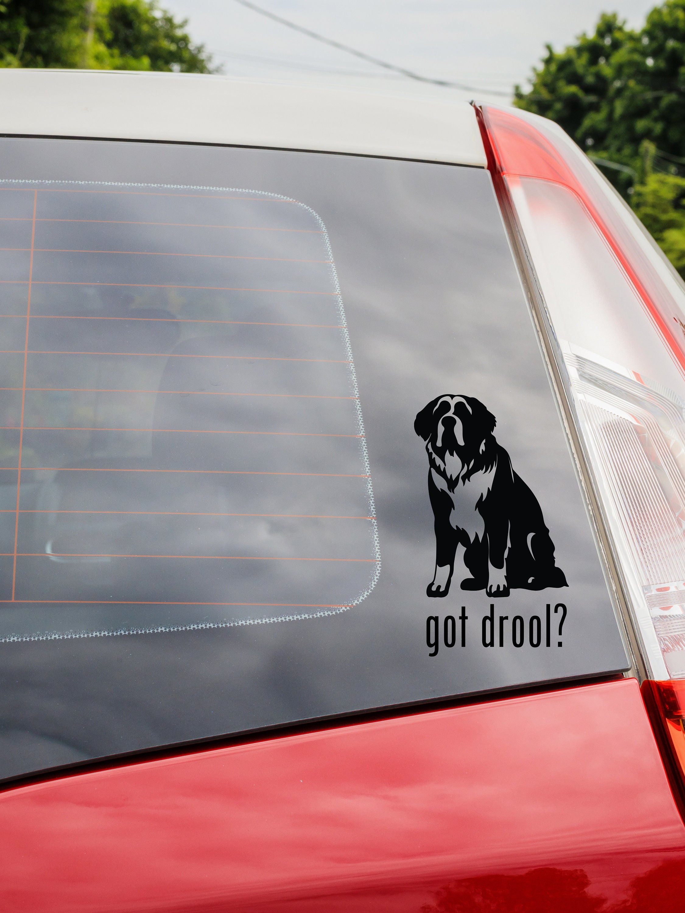 Got Drool? Saint Bernard Vinyl Decal - Etsy