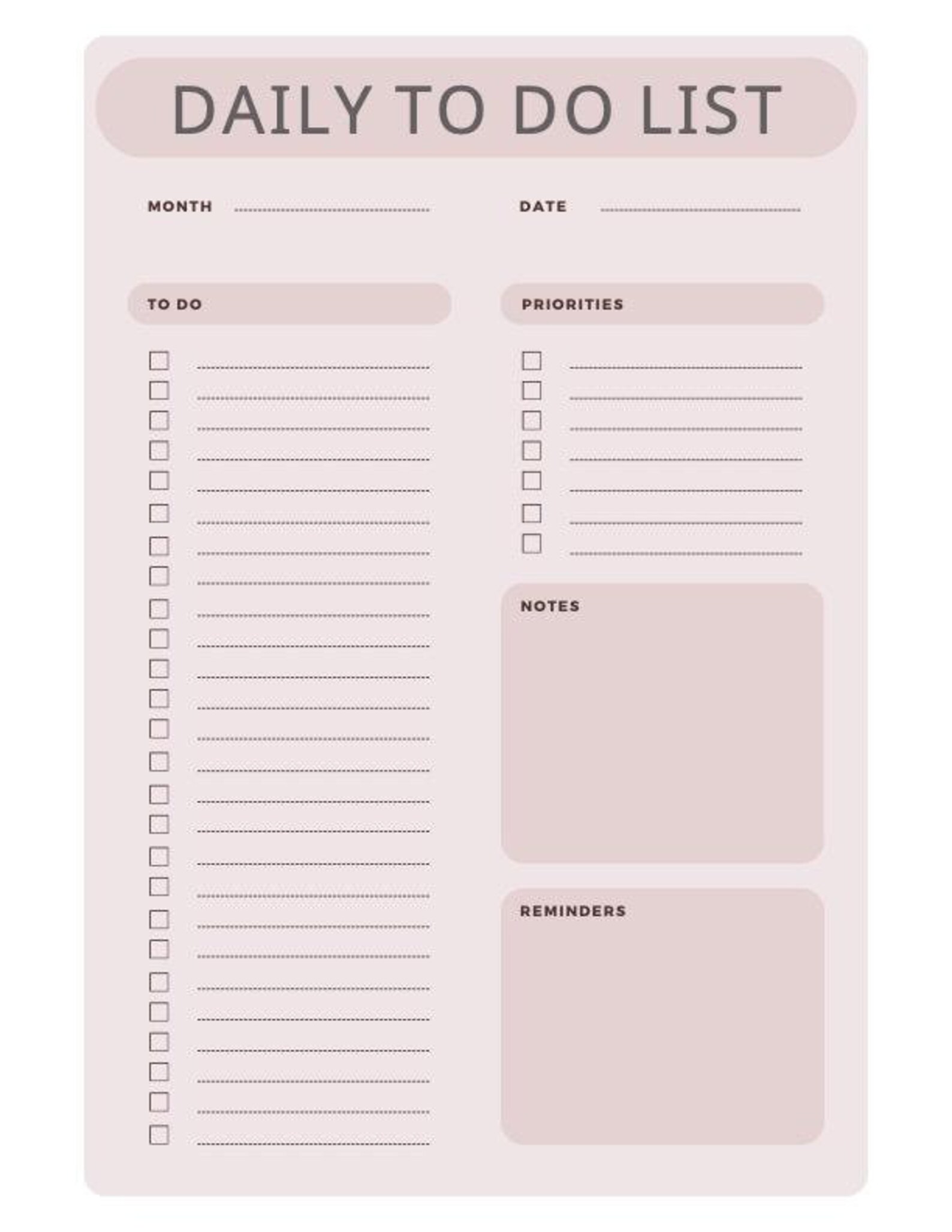 Fillable To-do List PDF | Printable Task Planner | Digital to Do List ...