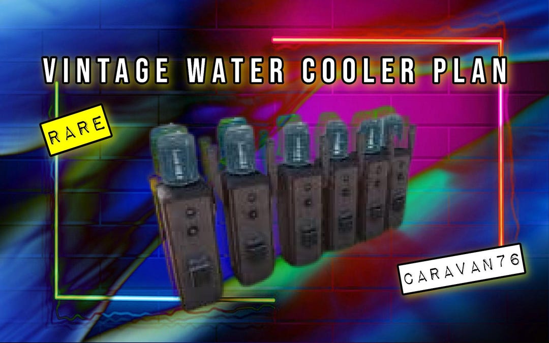 Fo76 - Vintage Water Cooler Plan - PC Only - Etsy