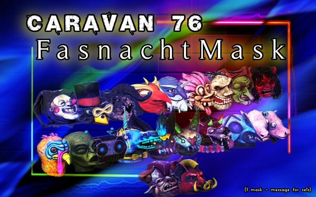 Fo76 - Fasnacht Mask [x1] (old Masks) - PC Only - Etsy