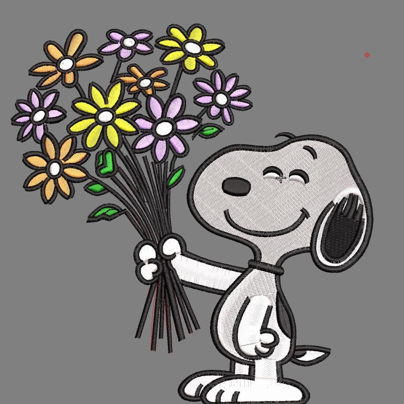 Snoopy flowers - Etsy España