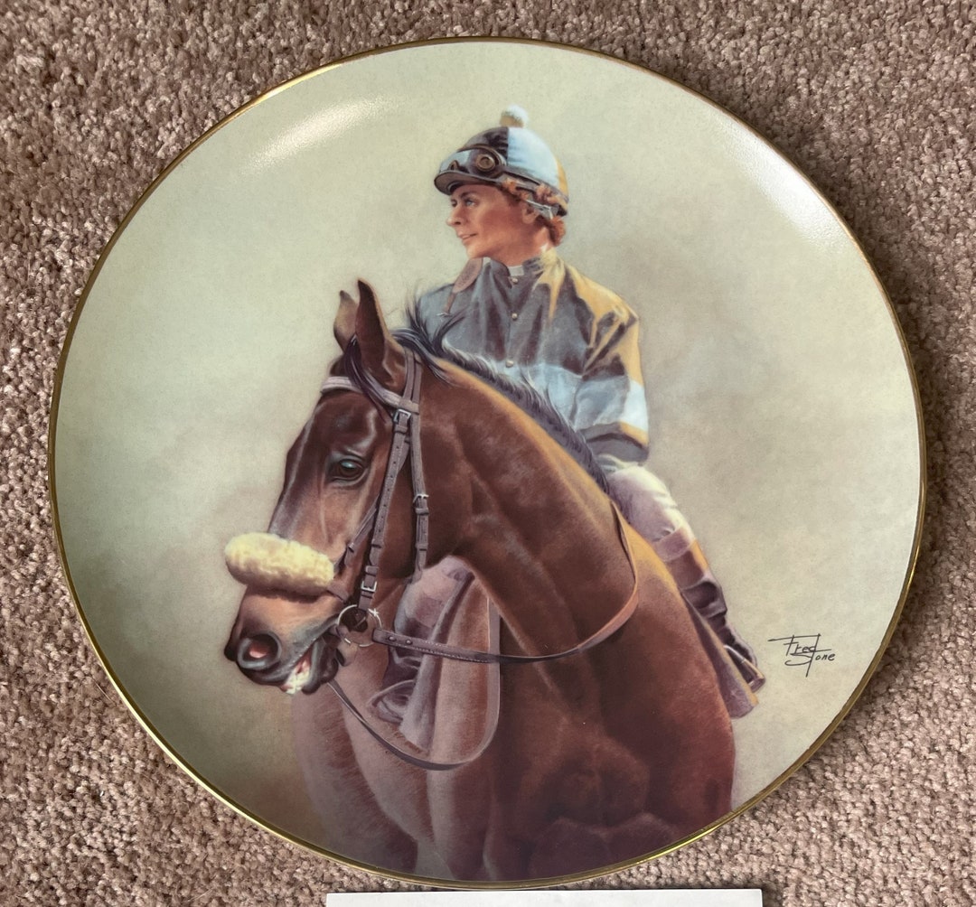 Fred Stone john Henry Chris Mccarron Up, Horse Plate 1985, American ...