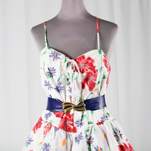 80S FLIRTY FLORAL FROCK - Etsy