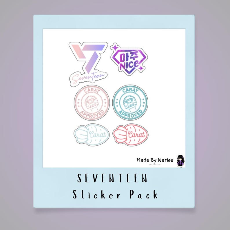 Seventeen Sticker Pack - Etsy
