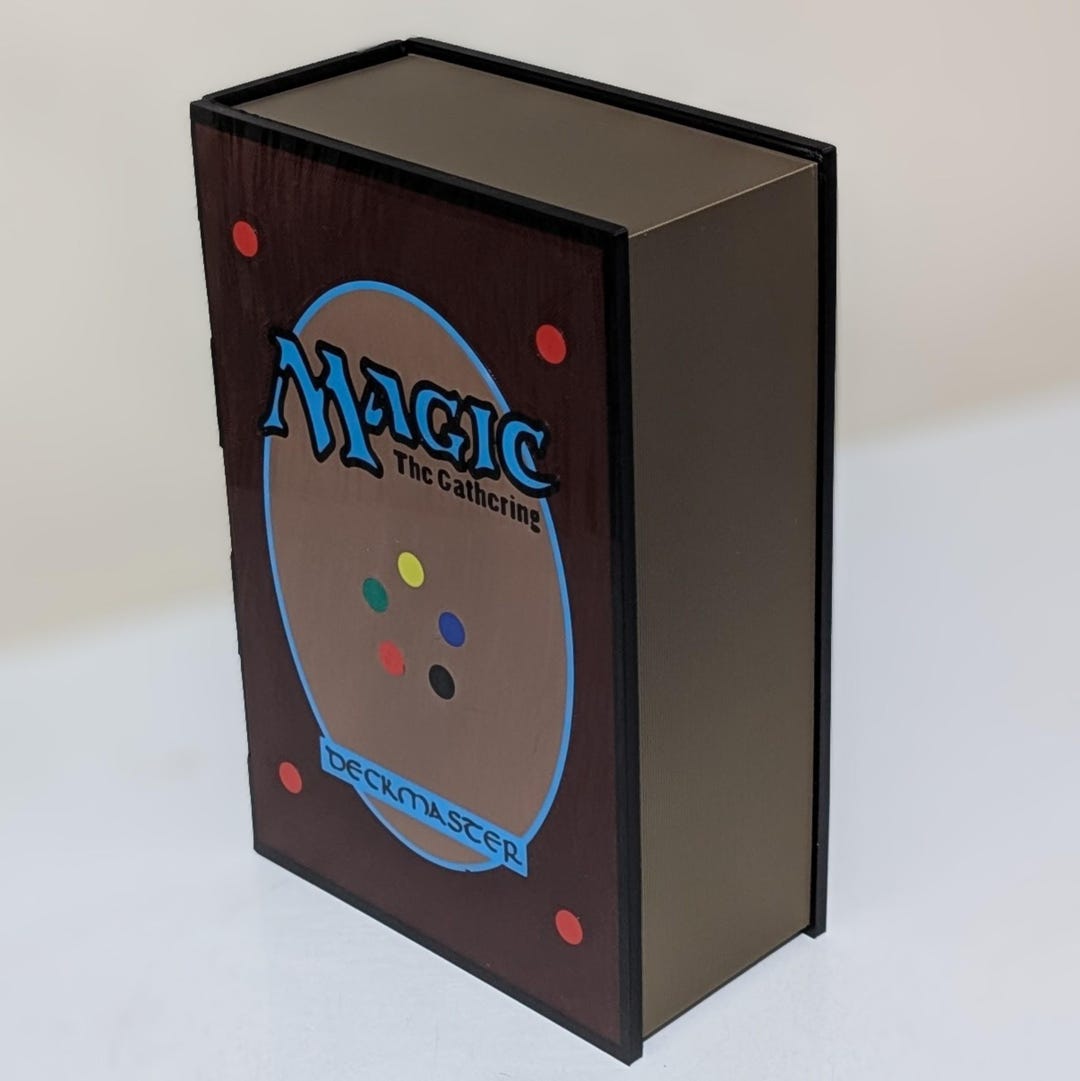 Magic the Gathering Book Commander Deck Box - Etsy