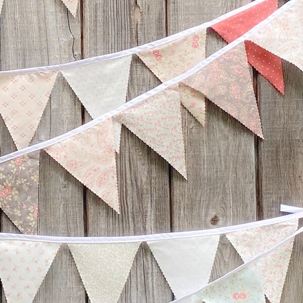 Shabby Chic Bunting - Etsy