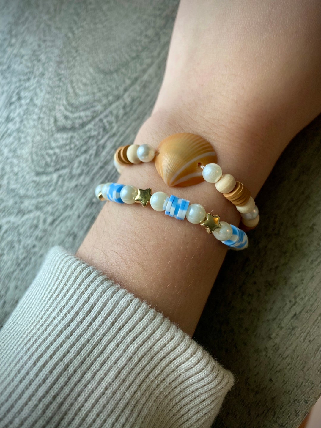 Aesthetic Beach Bracelet Handmade Bracelet Shell Bracelet Cute Bracelet ...