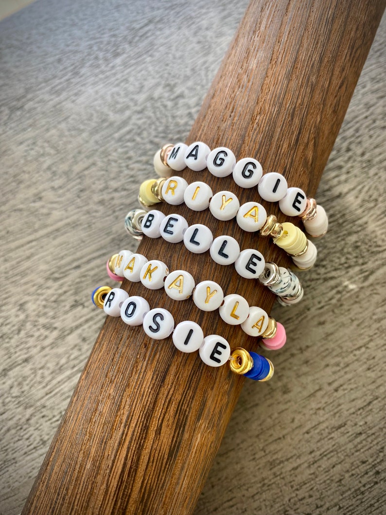 Friendship Name Bracelet Custom Name Bracelet Handmade Bracelet Cute ...