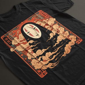 No Face T-shirt, Spirited Away T-shirt, Japanese Animation Tee, Anime ...