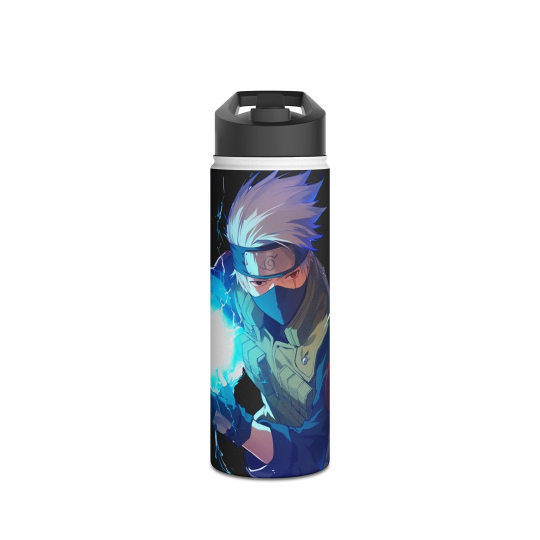Kakashi Hatake Chidori, Stainless Steel Water Bottle, Naruto, Anime ...