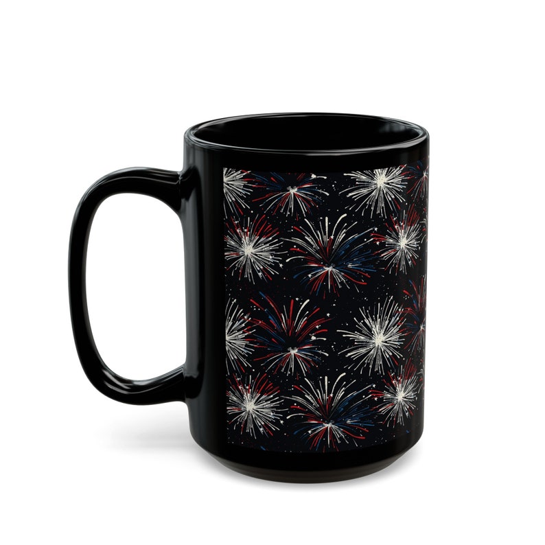 4th of July Fireworks Coffee Mug, Patriotic Gift (11oz, 15 Oz) - Etsy