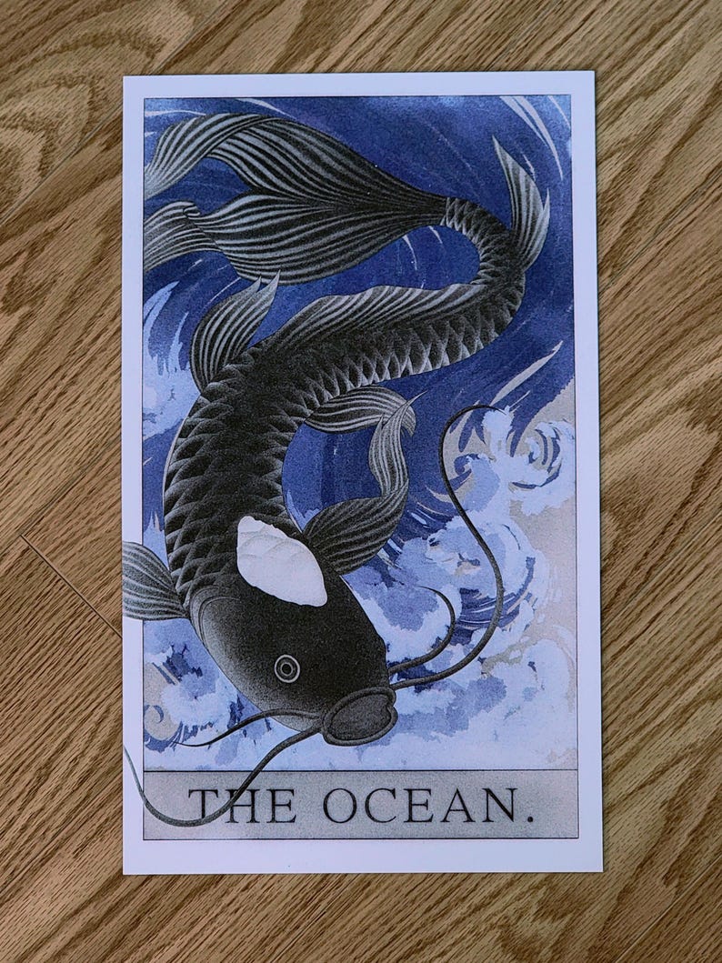 The Ocean Tarot 10.125x17 Art Print - Etsy