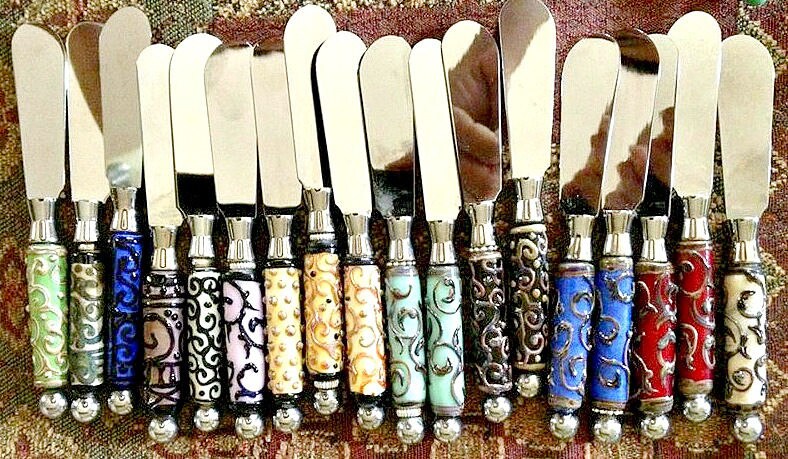 4 DIY Beadable Stainless Steel Appetizer Knife Canape Knife - Etsy