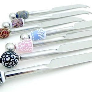 Beadable Cheese Knife Set - Etsy