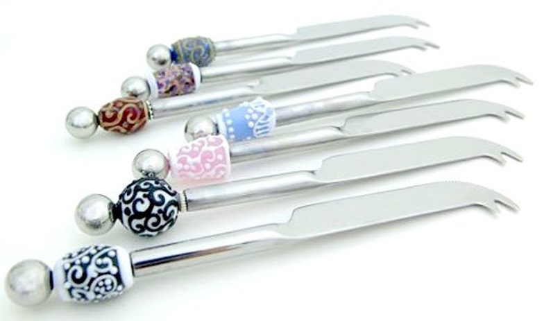 Beadable Cheese Knife Set | Etsy