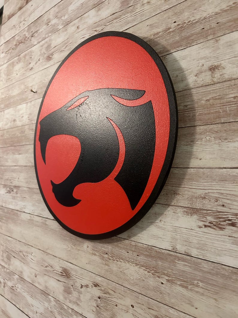 Handmade Thundercats Logo Sign | 12" Diameter Wall Art - Etsy