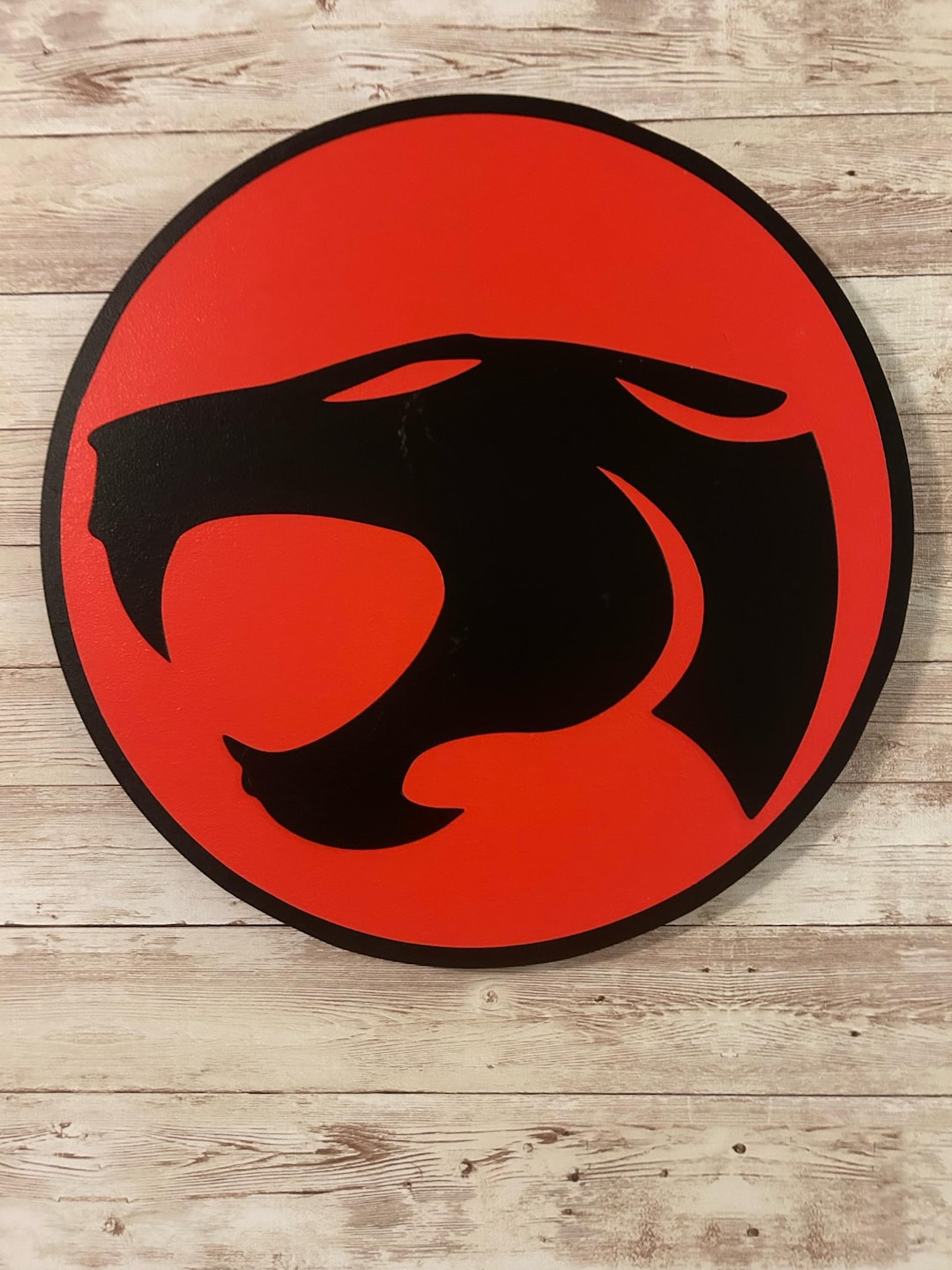 Handmade Thundercats Logo Sign | 12" Diameter Wall Art - Etsy