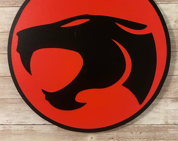 Handmade Thundercats Logo Sign | 12" Diameter Wall Art - Etsy