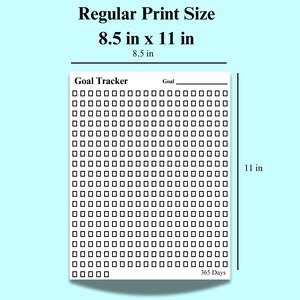 Goals Tracker | Instant Digital Download - Etsy